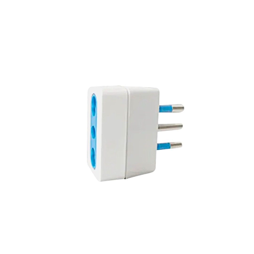MACHO ADAPTADOR 16A - 10A BLANCO - Reyver